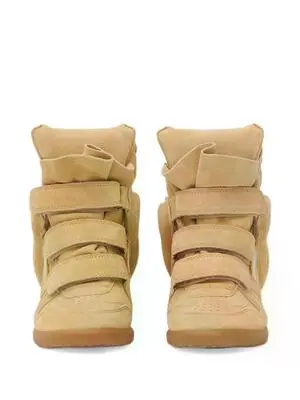 Isabel Marant Étoile Bekett Suede High-top Sneakers - Neutrals