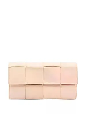 Bottega Veneta 2000s Intrecciato Wallet - Pink