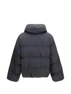 Balmain High-collar Padded Jacket With Gold-tone Hardware