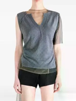 MAGLIANO Layered V-neck Top