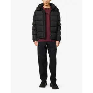 Moncler Maya Padded Nylon-down Jacket - Black