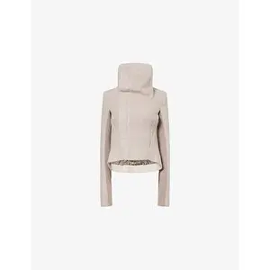 Rick Owens Naska Buttoned Wool-blend Jacket - Rose