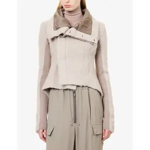 Rick Owens Naska Buttoned Wool-blend Jacket