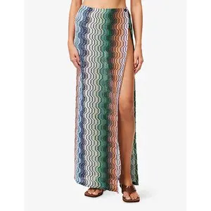 Missoni Lamé Knitted Maxi Skirt