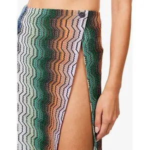 Missoni Lamé Knitted Maxi Skirt