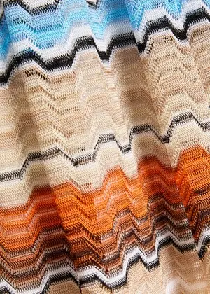 Missoni Zigzag Intarsia Fine-knit Maxi Cover-up Dress