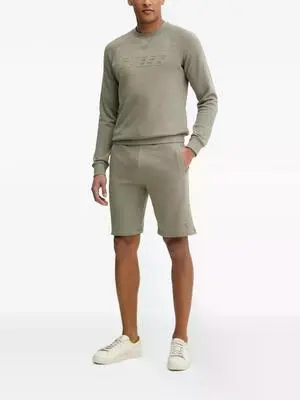 Guess Logo Embossed Sweatshirt