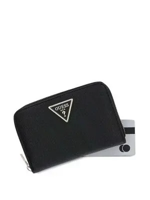 Guess Logo-plaque Zip-around Wallet