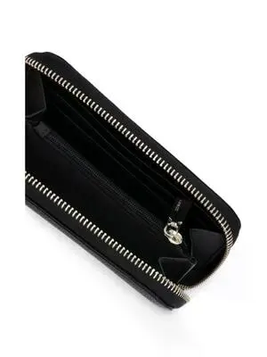 Guess Logo-plaque Zip-around Wallet