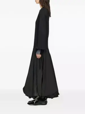 Y3 Cinched Drape Long-sleeve Top