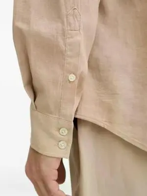 Guess Logo-patch Chest-pocket Shirt