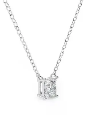 Diamond Essentials White Gold Solitaire Necklace