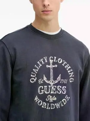 Guess Embroidered Crewneck Sweatshirt