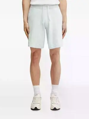 Filling Pieces Resort Checkerboard-knit Drawstring Shorts - Blue