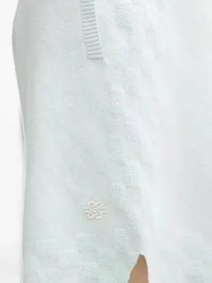 Filling Pieces Resort Checkerboard-knit Drawstring Shorts