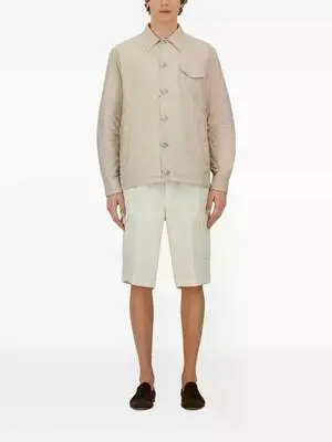 Herno Suede-effect Padded Jacket