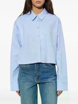 GESTUZ Cropped Cotton Shirt