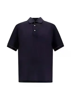 Herno Wool Polo Shirt - Blue