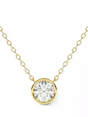 Diamond Essentials 14k Yellow Solitaire Pendant Necklace - Gold