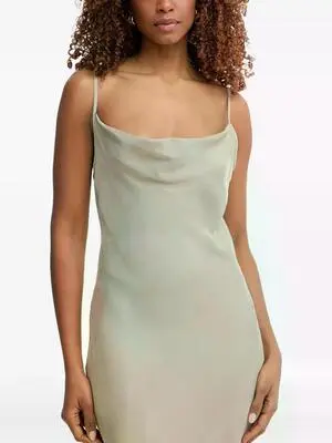 Guess Satin Midi Dress - Neutrals