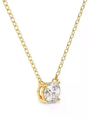 Diamond Essentials 14kt Yellow Solitaire Diamond Pendant Necklace