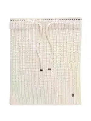 Bogner Ribbed-knit Drawstring Snood