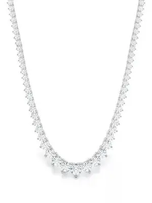Diamond Essentials Diamond Tennis Necklace - Silver