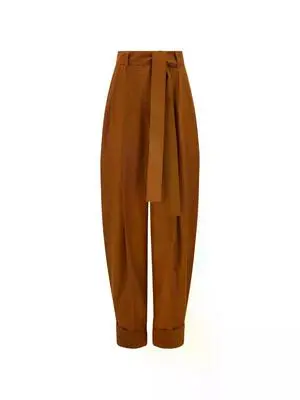 Ferragamo Button Detailed Pants For Women