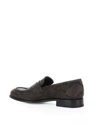 LIDFORT Snakeskin Effect Loafers