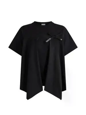 PATOU Draped Bow Detail T-shirt