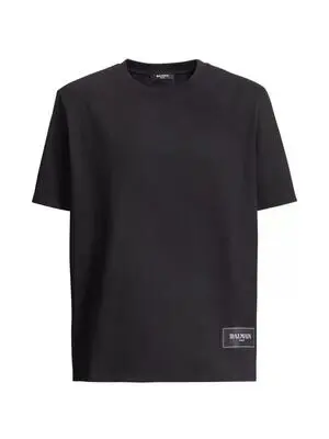 Balmain Logo-patch T-shirt