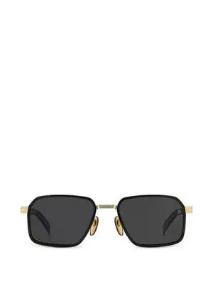 DB EYEWEAR BY DAVID BECKHAM Geometric Frame Sunglasses - Black