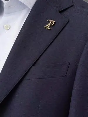 Pal Zileri Logo-pin Single-breasted Jacket