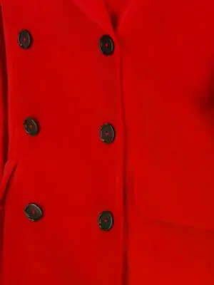 JIL SANDER Double-breasted Velvet Coat