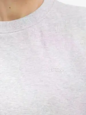 Guess Embroidered Dropped Shoulder Sweatshirt