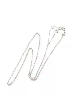 Cartier 18k White Gold Cable Link Chain Necklace - Silver