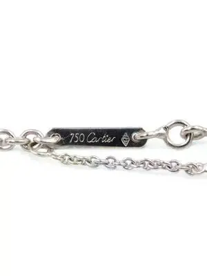 Cartier 18k White Gold Cable Link Chain Necklace