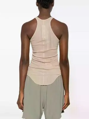 Rick Owens Ribbed Curved-hem Tank Top