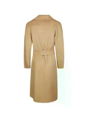 Max Mara Belted Notch-lapel Coat