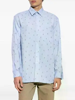 Paul Smith Rabbit-print Long-sleeve Shirt