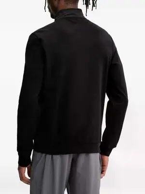 Guess Zip-up Panelled Track Jacket - Black