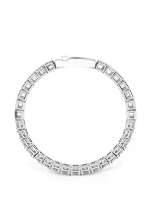 Diamond Essentials 14k White Gold Diamond Bangle