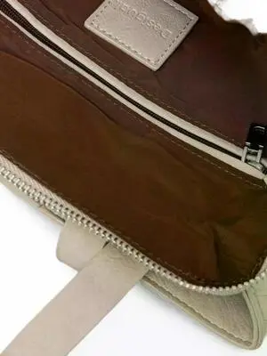 Desigual Embossed Studded Shoulder Bag With Detachable Pouch