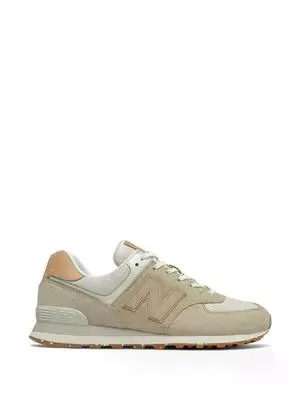 NEW BALANCE 574 Panelled Lace-up Sneakers - Neutrals
