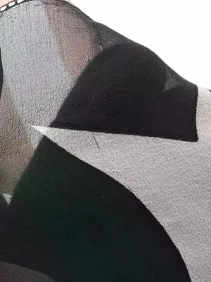 LOUIS VUITTON 2010s Geometric-print Scarf