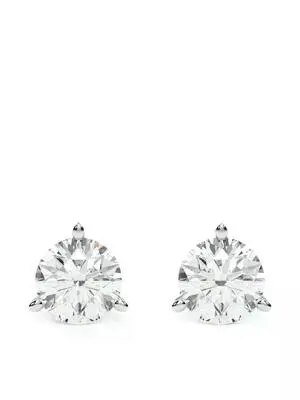 Diamond Essentials Lab-grown Diamond Stud Earrings - Silver