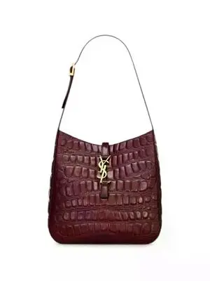 Saint Laurent Croc Effect Shoulder Bags