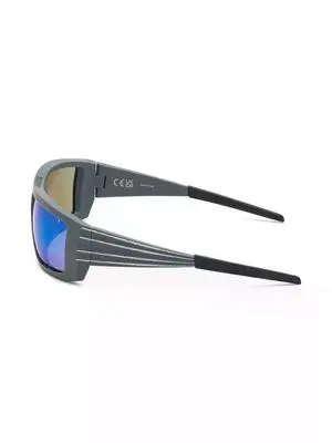 PLEIN SPORT Fierce Rectangle-frame Sunglasses - Blue