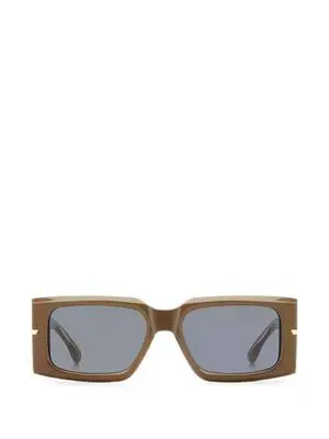 Victoria Beckham Rectangle Frame Sunglasses - Brown