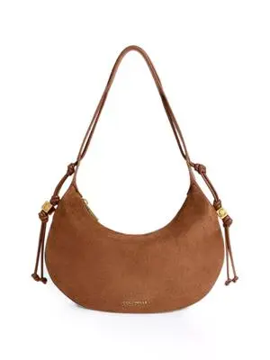 COCCINELLE Small Suede Shoulder Bag - Brown